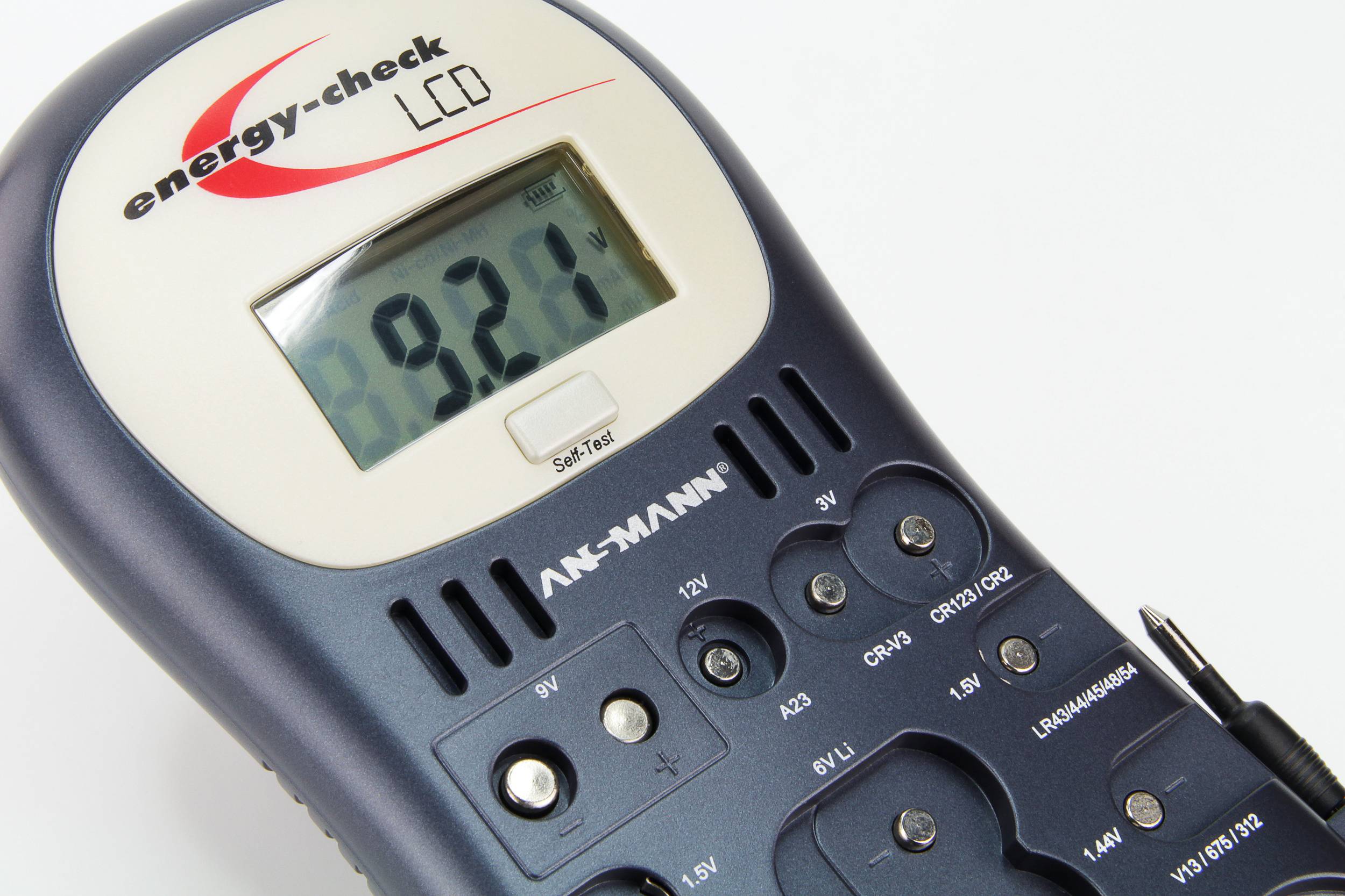 Ansmann Batterietester Energy-Check LCD Messbereich (Batterietester) 1 ...