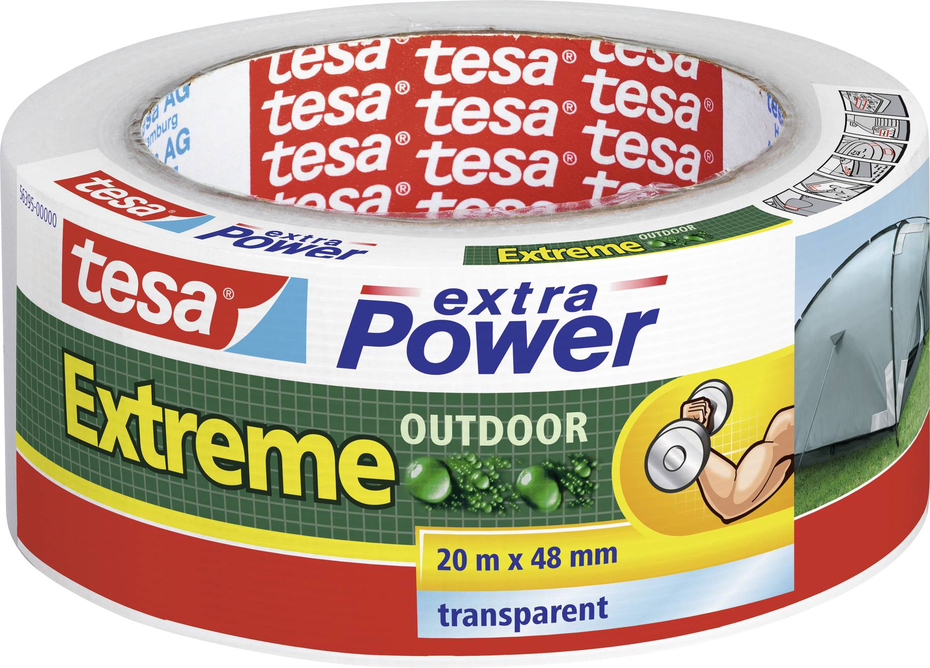 TESA EXTREME OUTDOOR 56395-00000-00 Gewebeklebeband tesa® extra Power ...