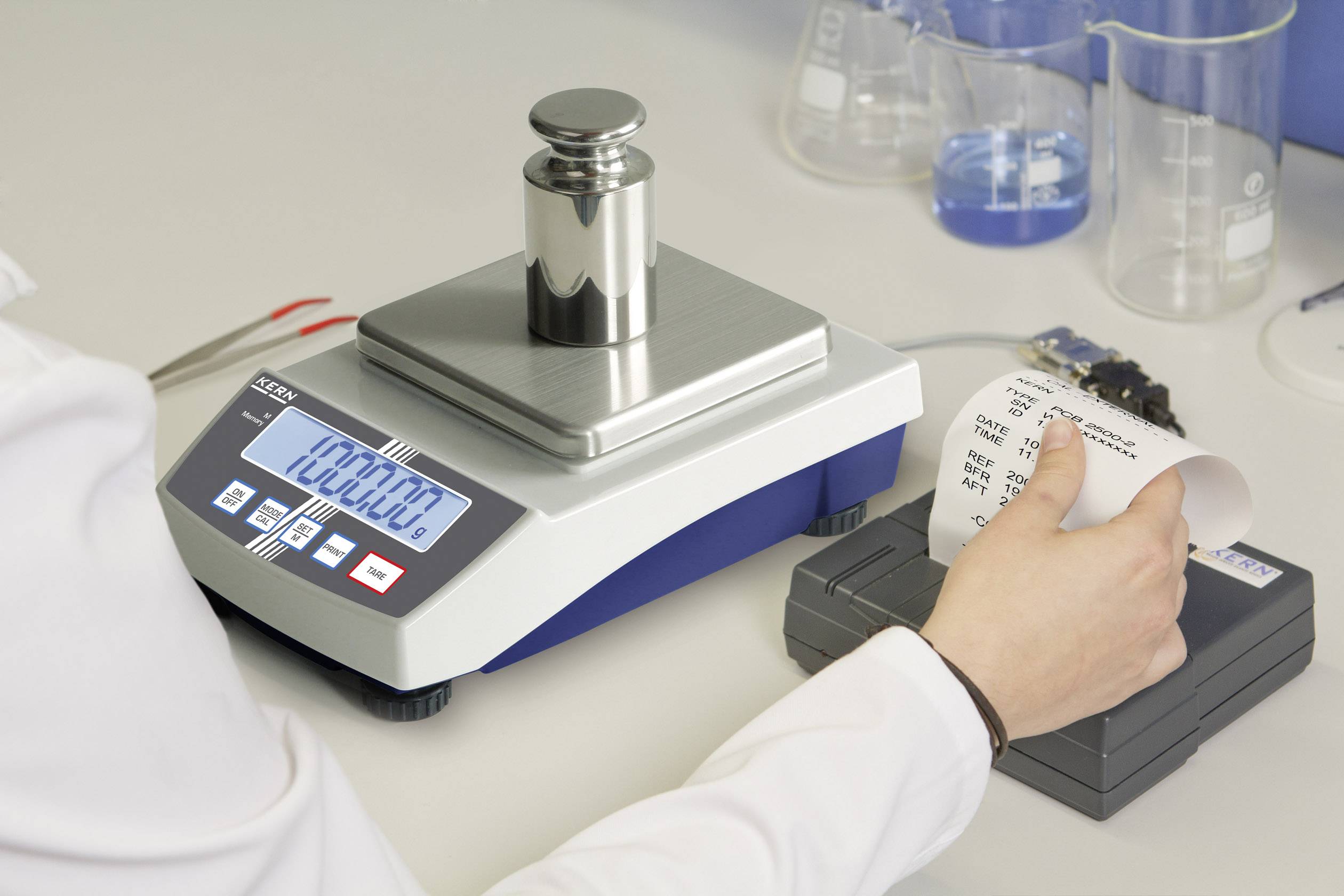 Kern PCB 2500-2 Präzisionswaage Wägebereich (max.) 2.5kg Ablesbarkeit 0 ...