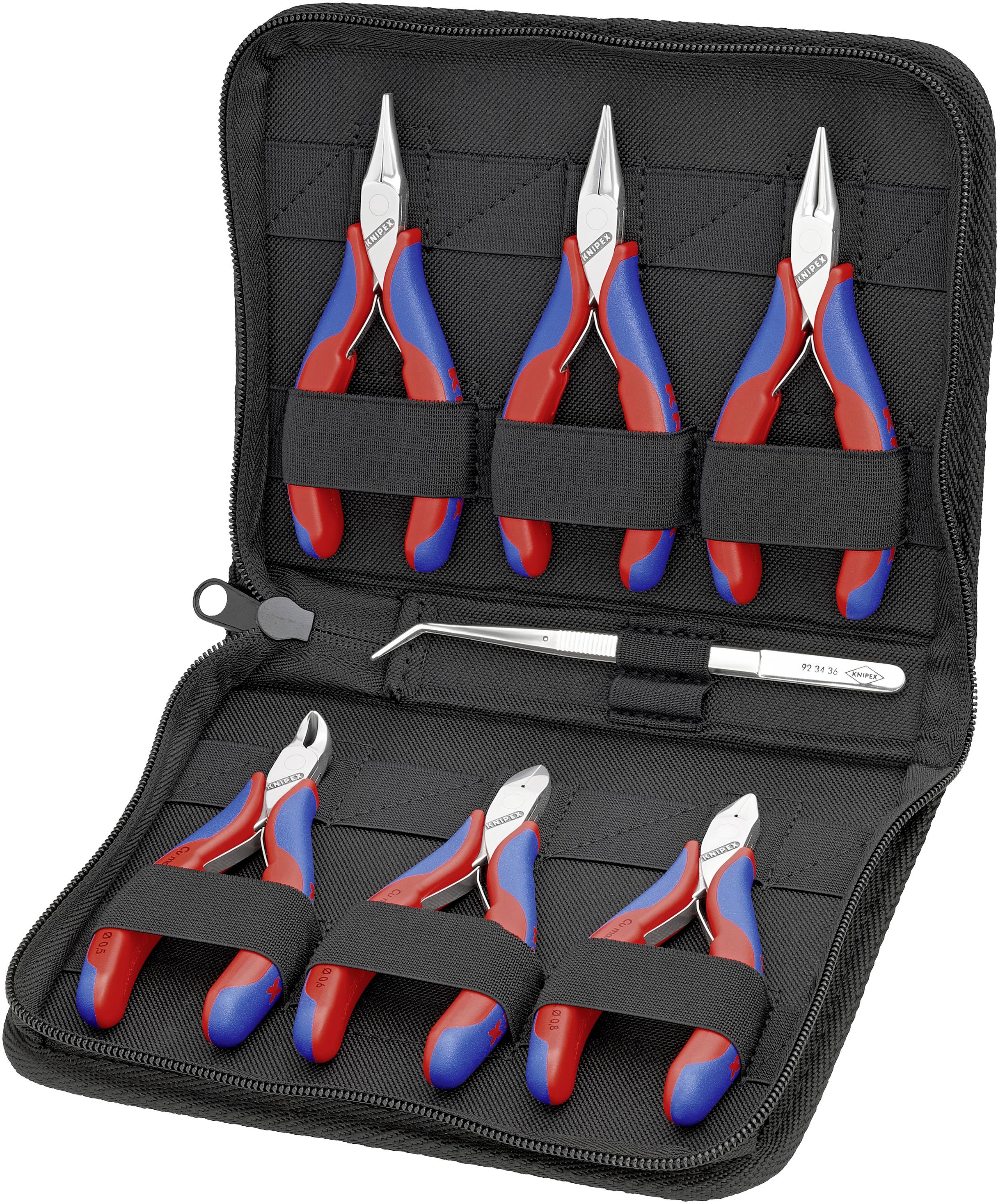 Knipex 00 20 16 Elektronik- u. Feinmechanik Zangen-Set 7teilig ...