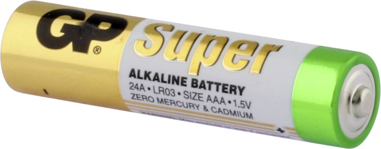GP Batteries Super Micro (AAA)-Batterie Alkali-Mangan 1.5V 40St. | SMDV