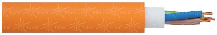 Faber Kabel 010951 Mantelleitung NHXH-J 3G 1.5mm² Orange Meterware ...