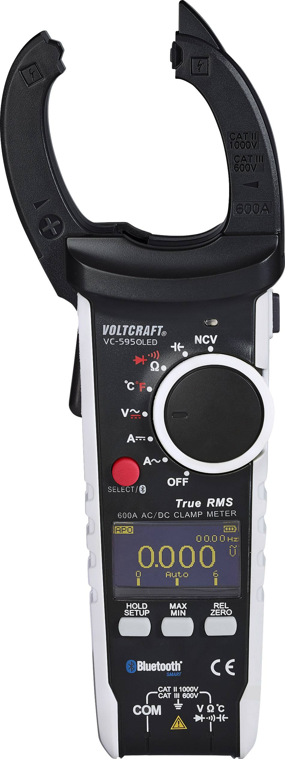 VOLTCRAFT VC-595OLED Stromzange digital OLED-Display CAT III 600 V, CAT ...
