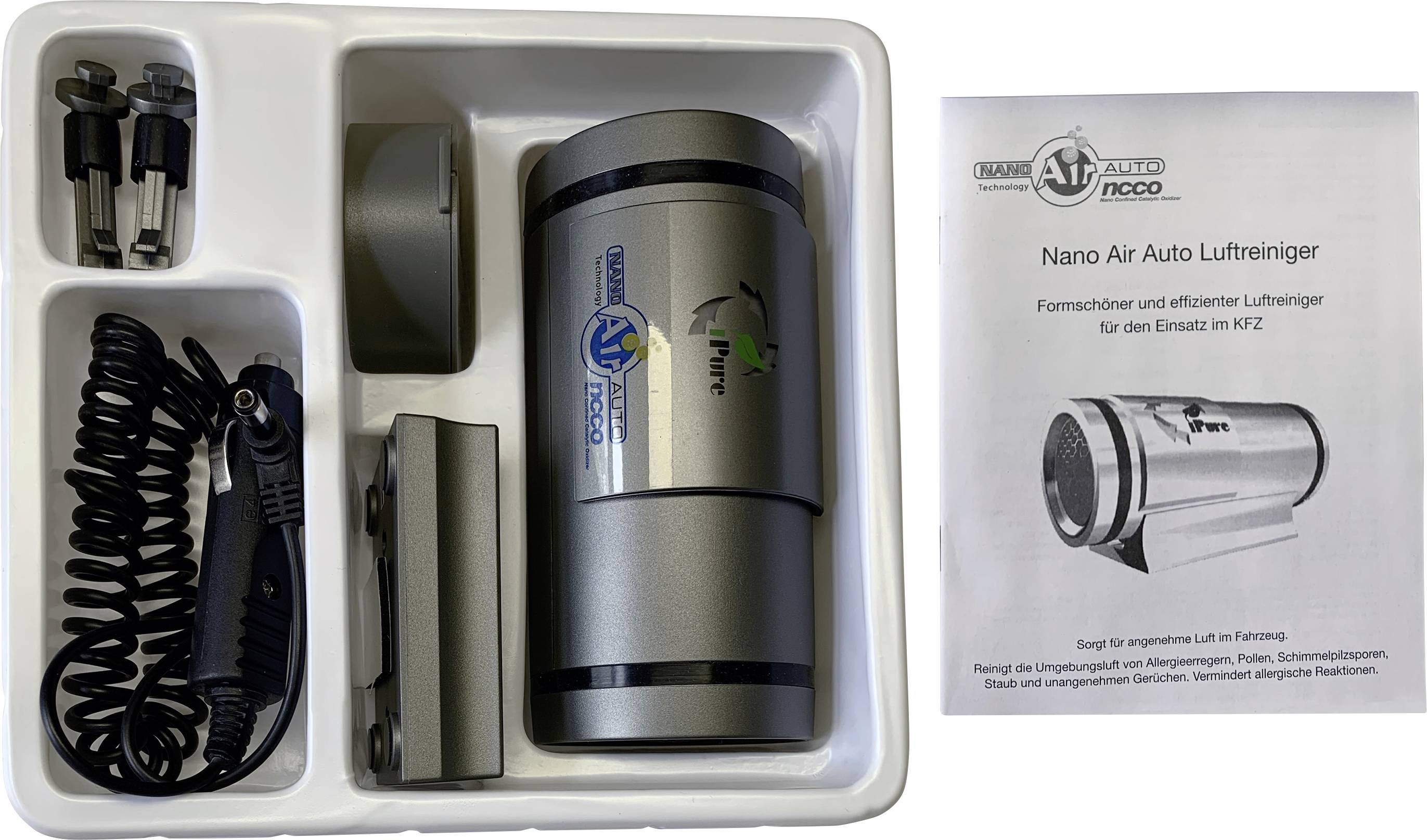 Nano Air AUTO Luftreiniger 12V Ionisator | SMDV