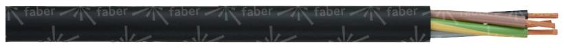 Faber Kabel 031058 Schlauchleitung H05VV-F 5 x 0.75mm² Schwarz ...