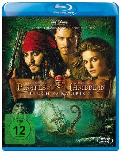 blu-ray Pirates of the Caribbean Fluch der Karibik 2 FSK: 12 BGY0101004 ...