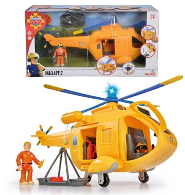 Feuerwehrmann Sam Hubschrauber Wallaby II mit Figur, SIMBA | digitalo