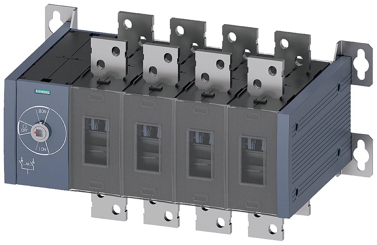 Siemens Netzumschalter 4polig 1000A 415 V/AC 3KC04500RE000AA0 ...