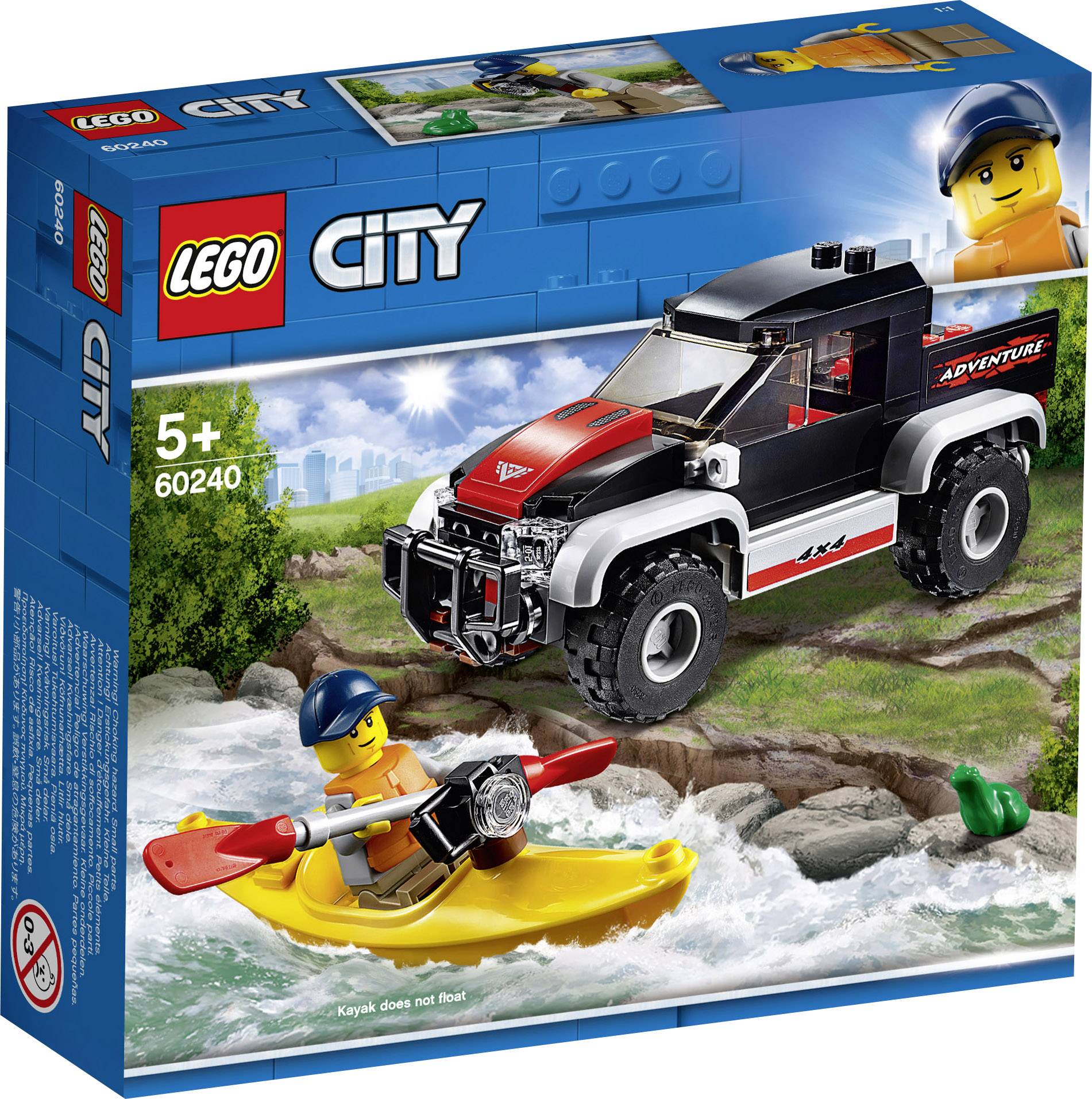 60240 LEGO® CITY Kajak-Abenteuer, LEGO CITY | digitalo