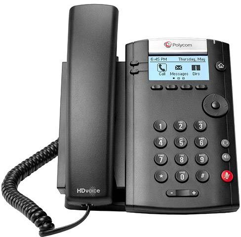 Polycom VVX 201 MSFT Skype for Business Schnurgebundenes Telefon, VoIP ...