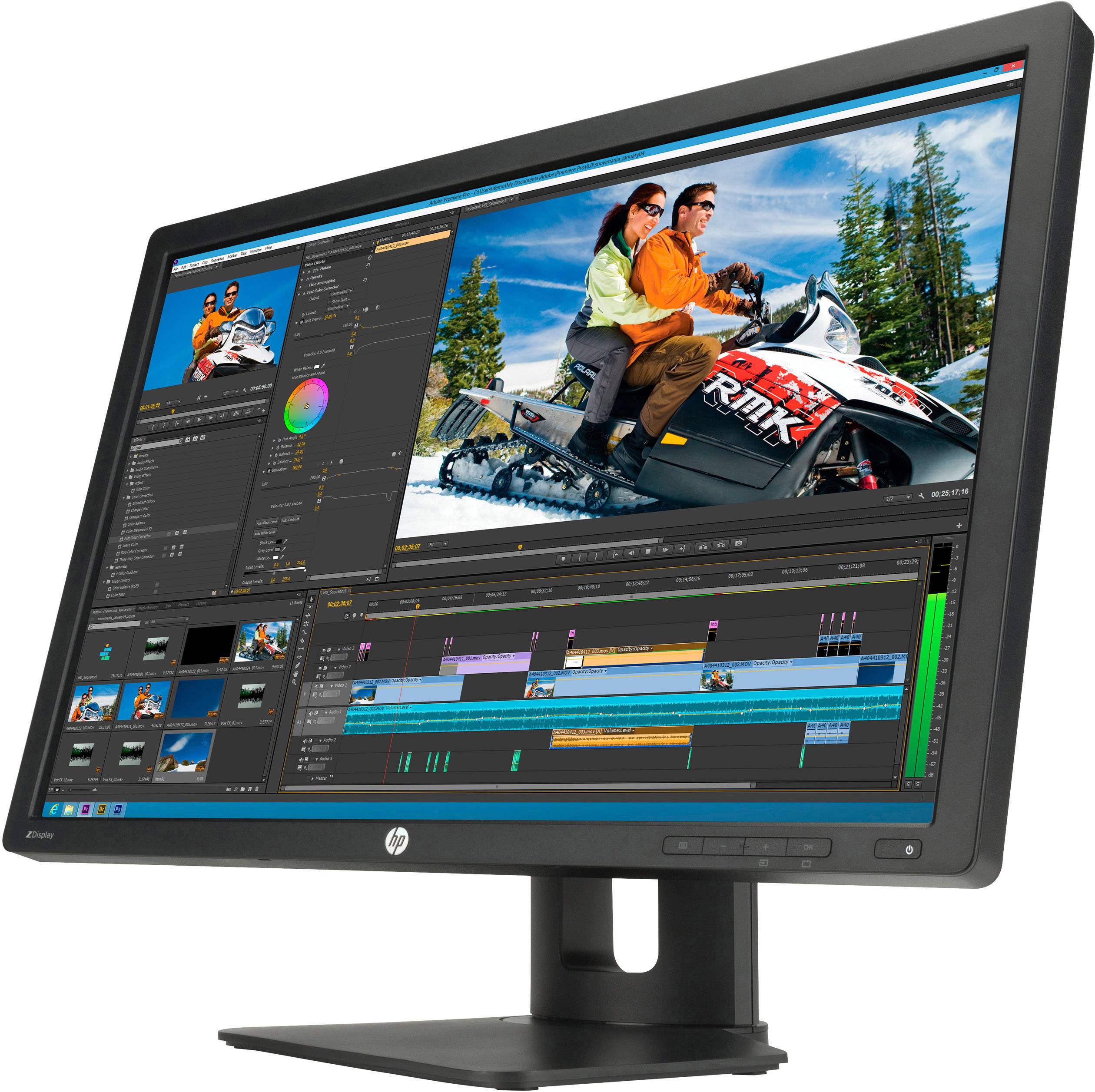 HP Z24i G2 LED-Monitor 61 cm (24 Zoll) EEK F (A - G) 1920 x 1200 Pixel ...