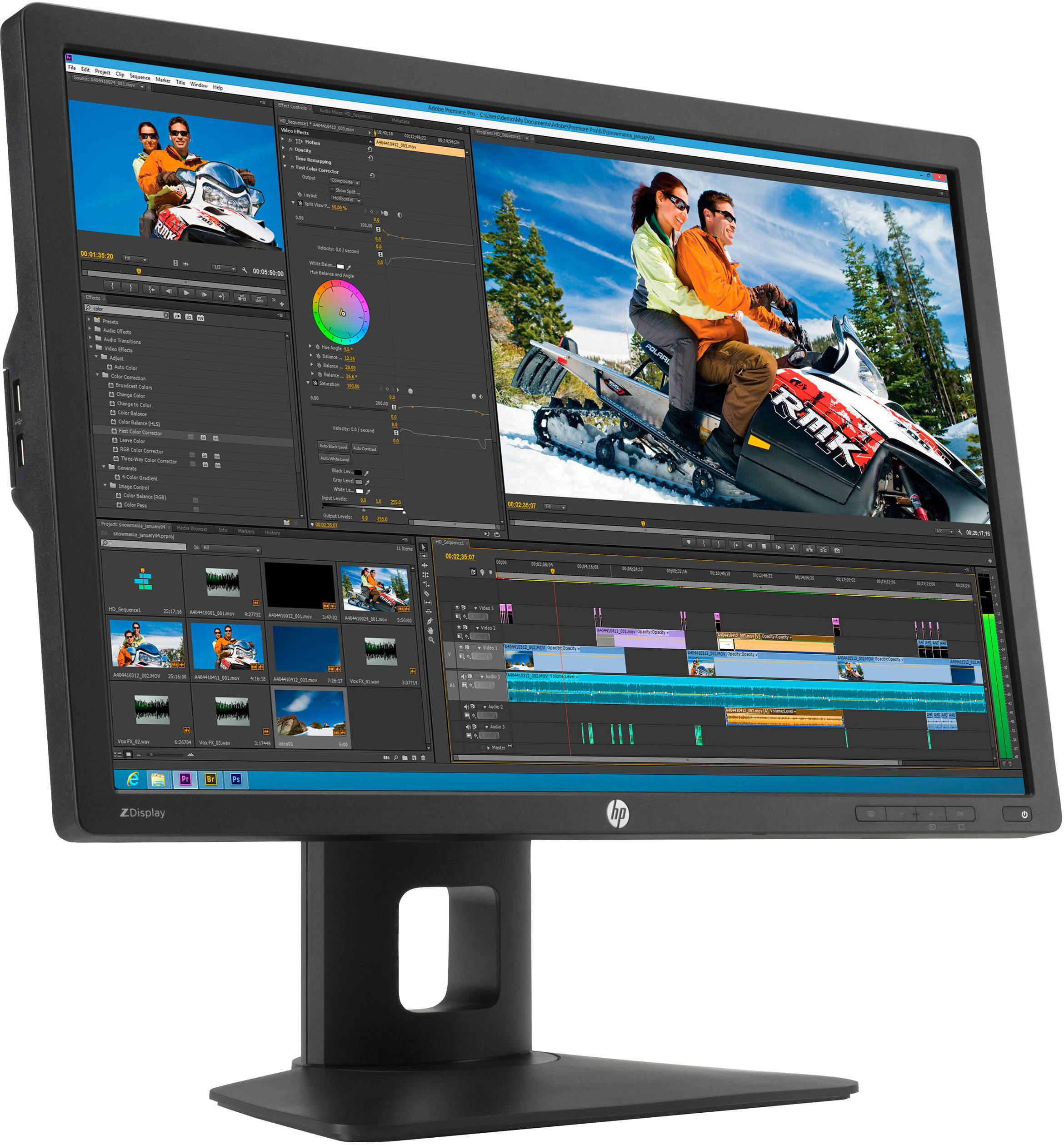 HP Z24i G2 LED-Monitor 61 cm (24 Zoll) EEK F (A - G) 1920 x 1200 Pixel ...