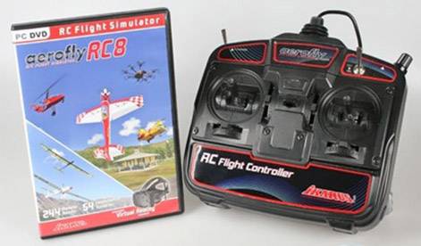 Ikarus aeroflyRC8 Modellbau Flugsimulator inkl. Fernsteuerung ...