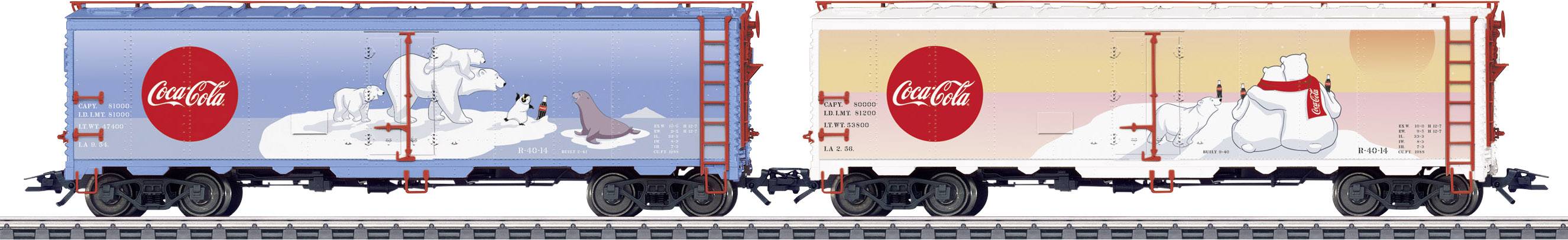 Märklin 45687 H0 2er-Set US-Kühlwagen Coca-Cola®, MÄRKLIN | SMDV