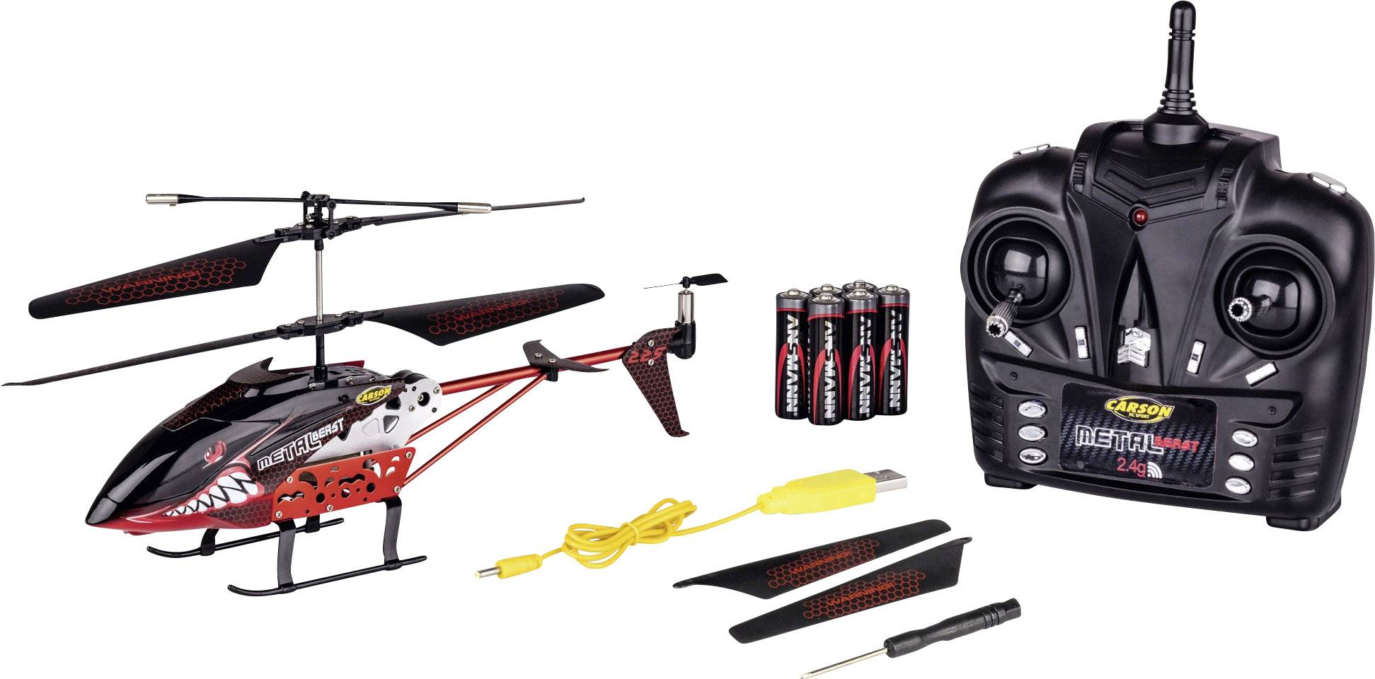 Carson RC Sport Metal Beast 230 RC Einsteiger Hubschrauber RtF | voelkner