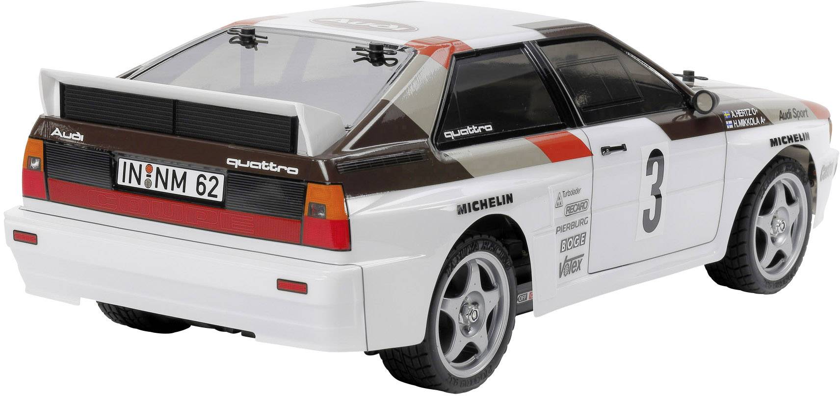 Tamiya TT-02 Audi Quattro Rally Brushed 1:10 RC Modellauto Elektro ...