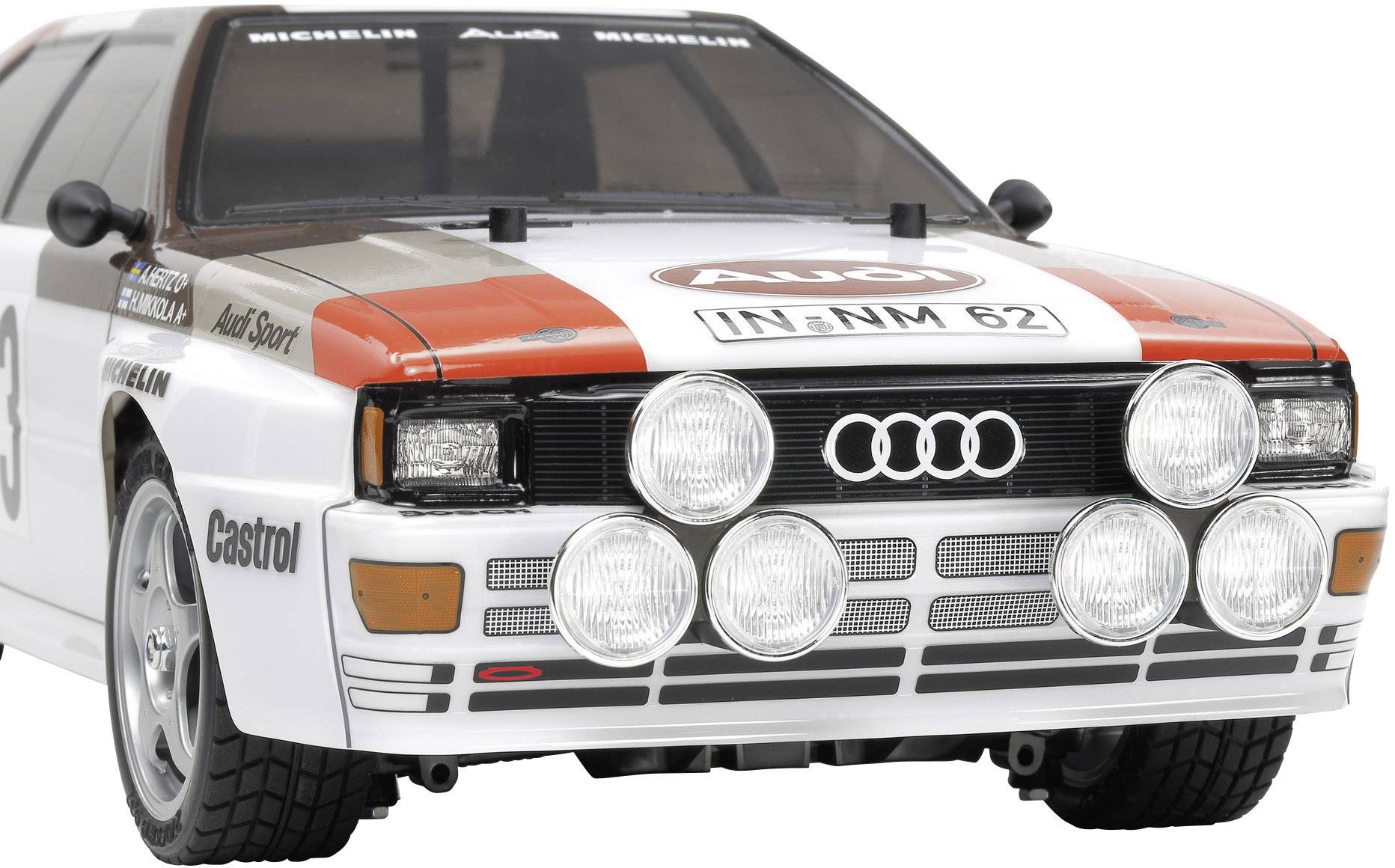 Tamiya TT-02 Audi Quattro Rally Brushed 1:10 RC Modellauto Elektro ...