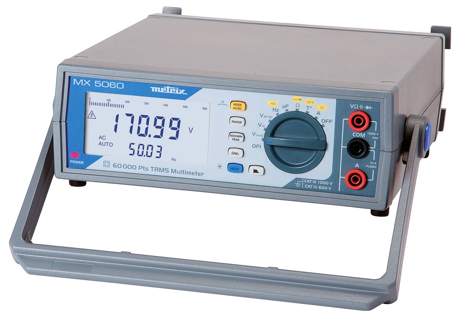 Metrix MX 5060 Tisch-Multimeter digital, analog CAT III 1000V Anzeige ...