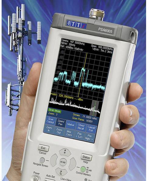Aim TTi PSA6005 Spektrum-Analysator Werksstandard (ohne Zertifikat) 5990MHz Handgerät ...