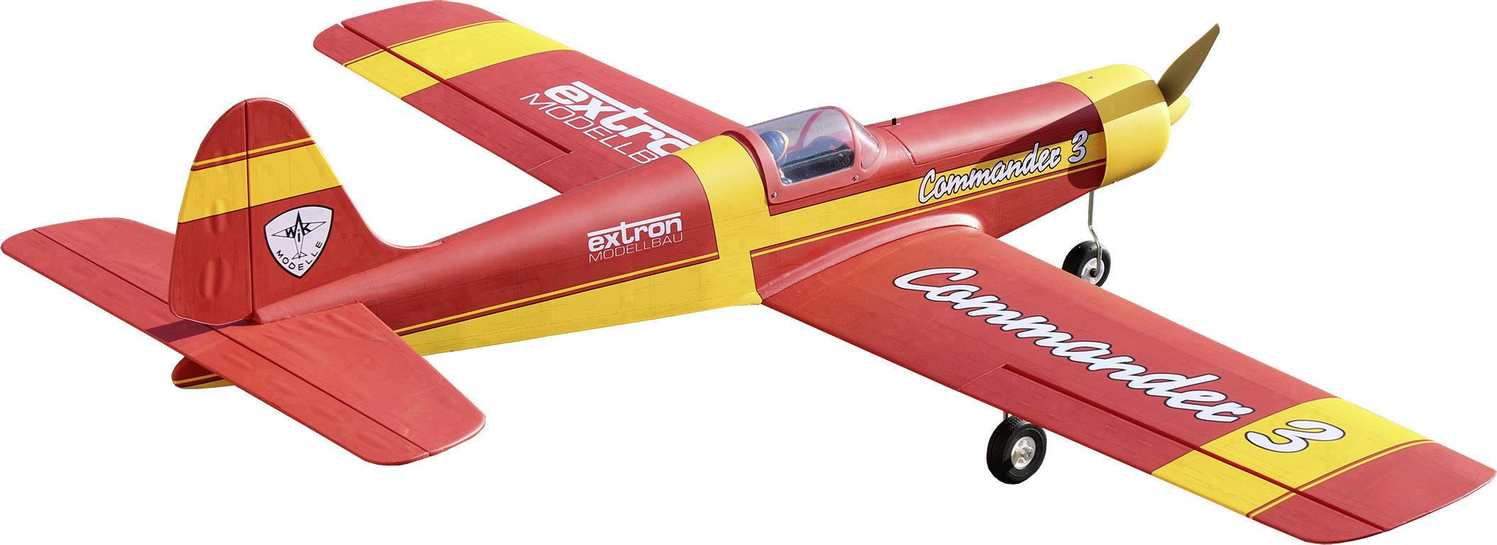 EXTRON Modellbau Commander 3 Rot RC Motorflugmodell ARF 1550mm ...
