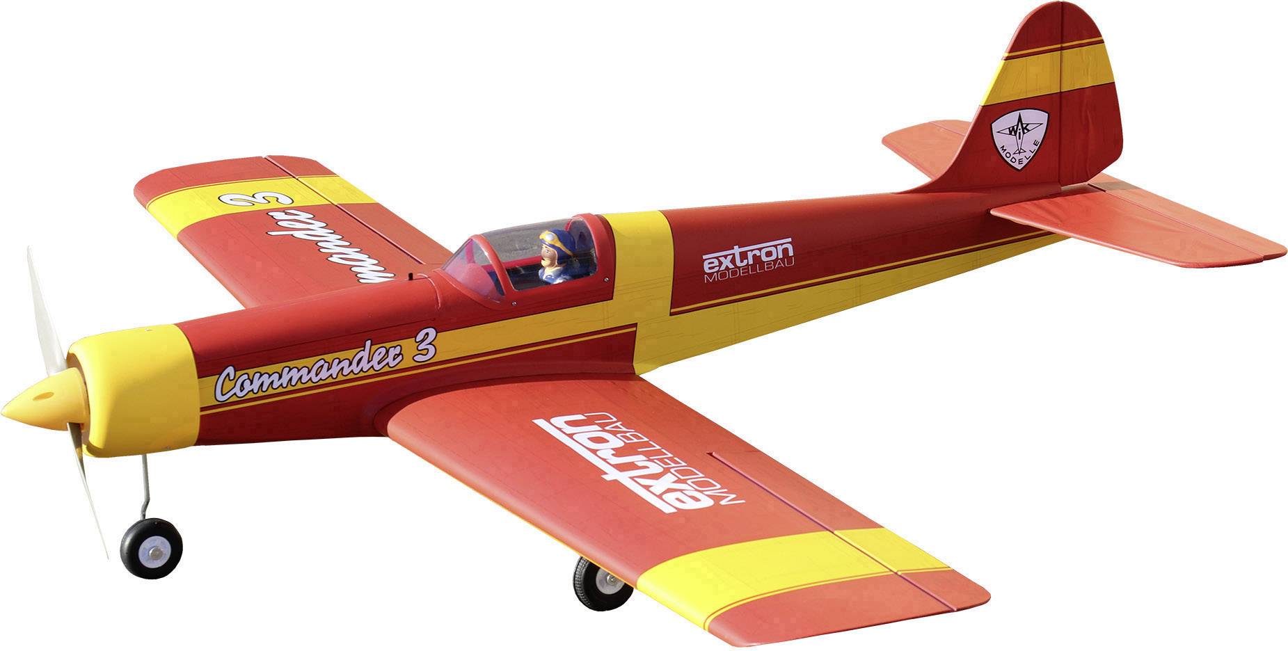 EXTRON Modellbau Commander 3 Rot RC Motorflugmodell ARF 1550mm ...