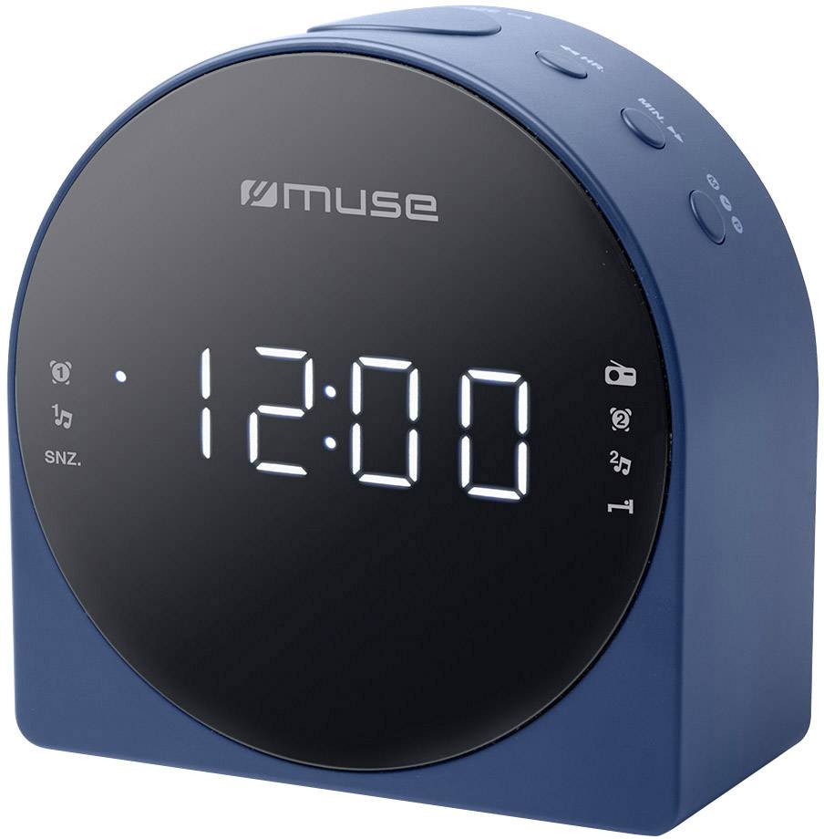 Muse M-185 CB Radiowecker UKW AUX Blau | voelkner
