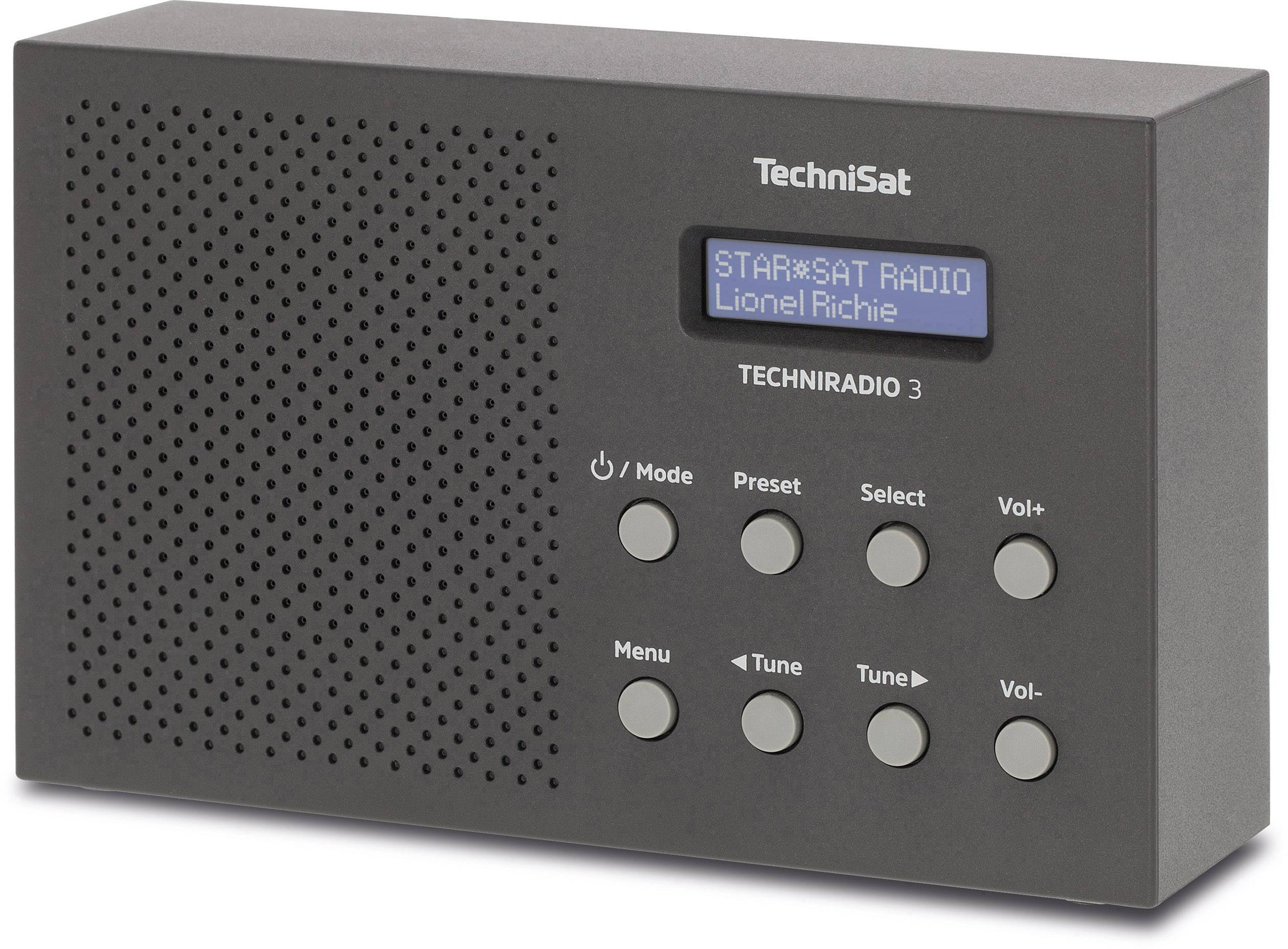 TechniSat Techniradio 3 Kofferradio DAB+, UKW Schwarz | voelkner