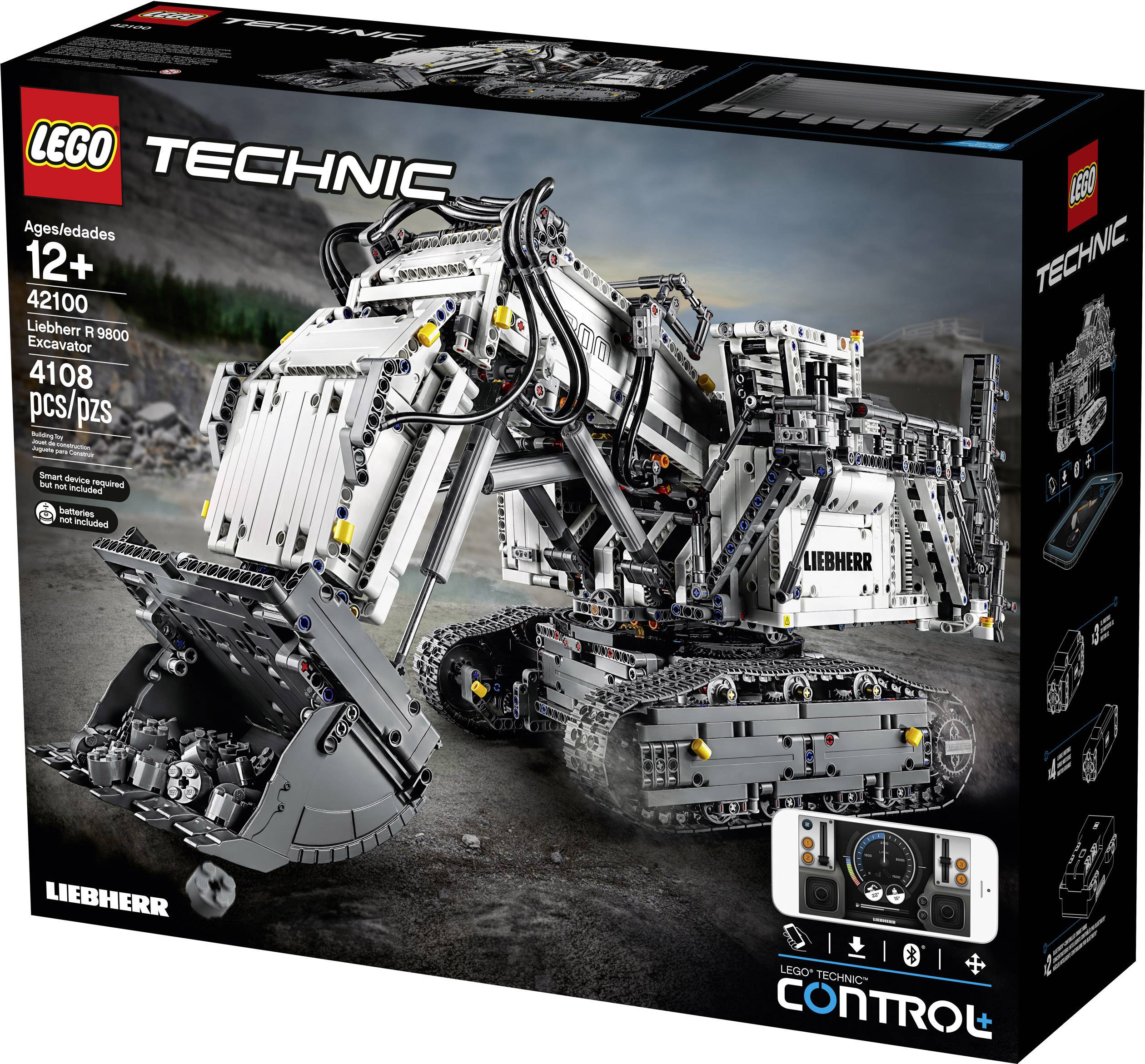 42100 LEGO® TECHNIC Liebherr Bagger R 9800, LEGO TECHNIC ...