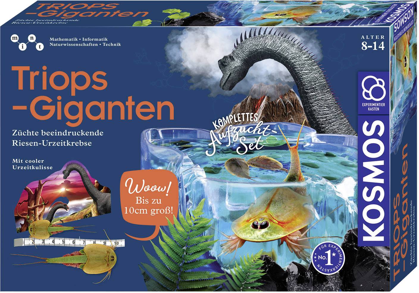 Kosmos 633080 Triops-Giganten Triops & Dinosaurier Experimentier-Set ab ...