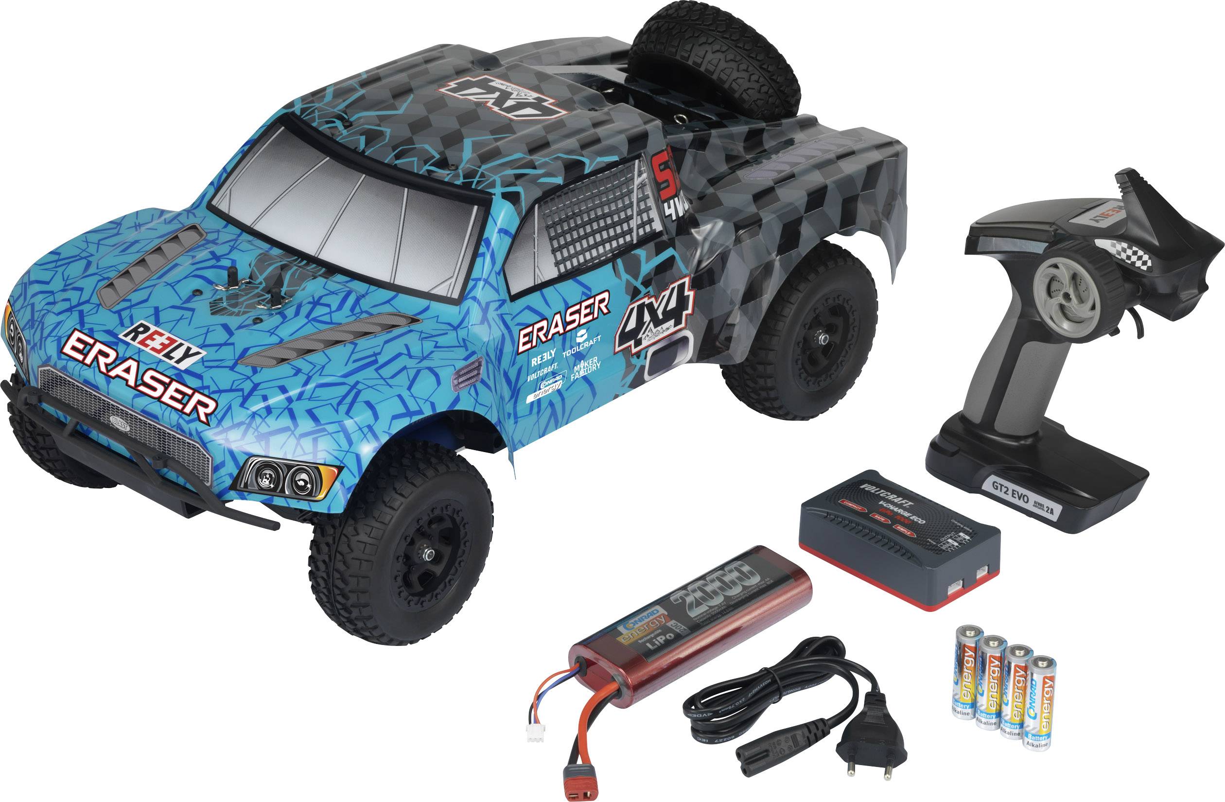 Reely Eraser Brushless 1:10 RC Modellauto Elektro Short Course ...