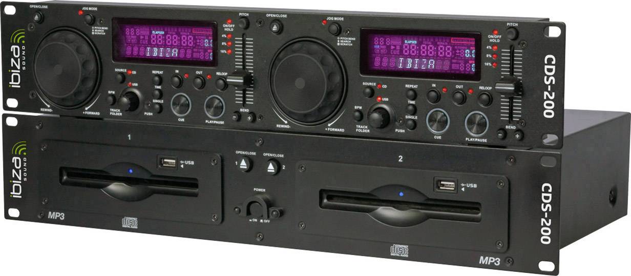 Ibiza Sound CDS-200 DJ Doppel CD Player versandkostenfrei, A034 ...