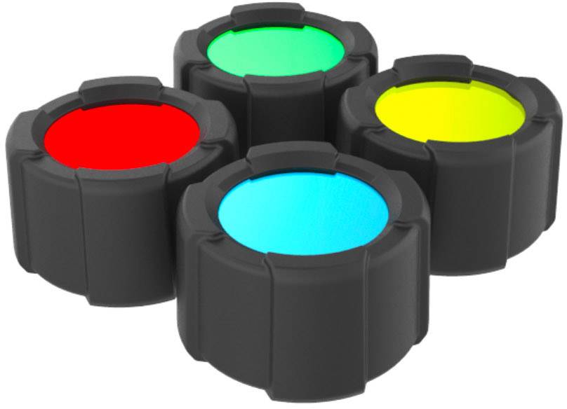 Ledlenser 501039 Farbfilter MT14, M6R Rot, Gelb, Blau, Grün | voelkner