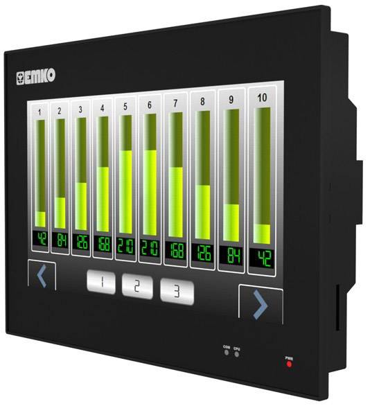 Emko proop.black-10P.E2wi.D5.D4.AC.AC Proop Black Process SPS-Display ...