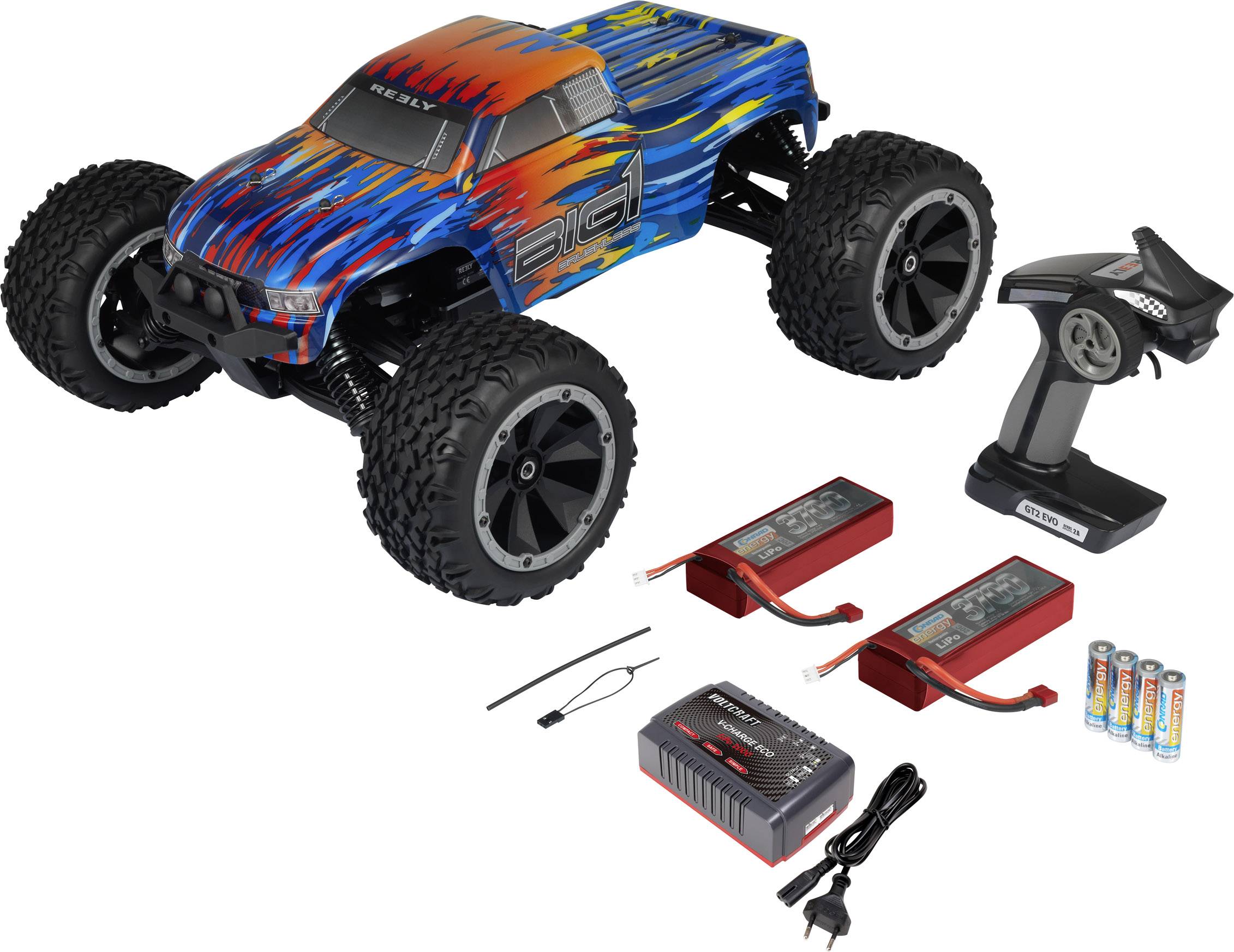 Reely BIG1 Brushless 1:8 RC Modellauto Elektro Monstertruck ...
