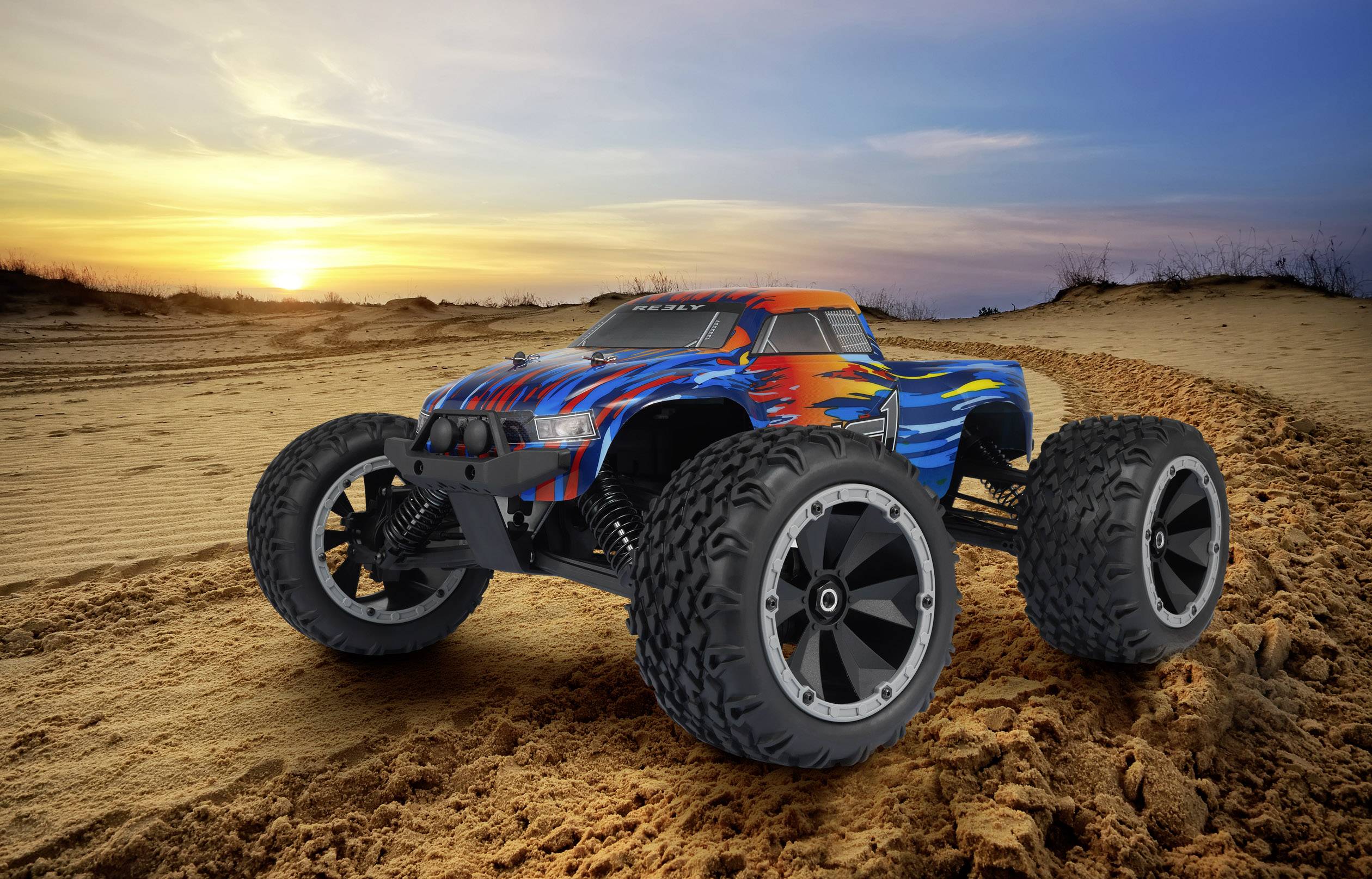 Reely BIG1 Brushless 1:8 RC Modellauto Elektro Monstertruck ...