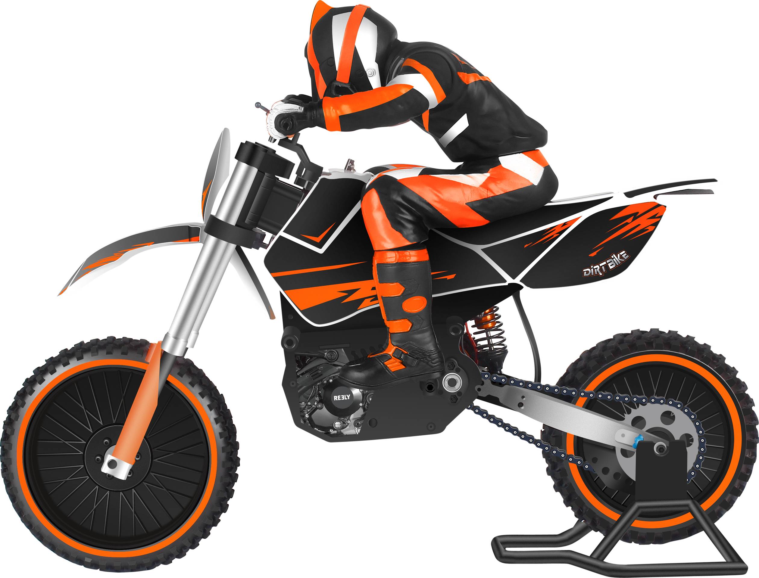 Reely Dirtbike Brushless 1:4 RC Motorrad Elektro RtR 2,4GHz ...