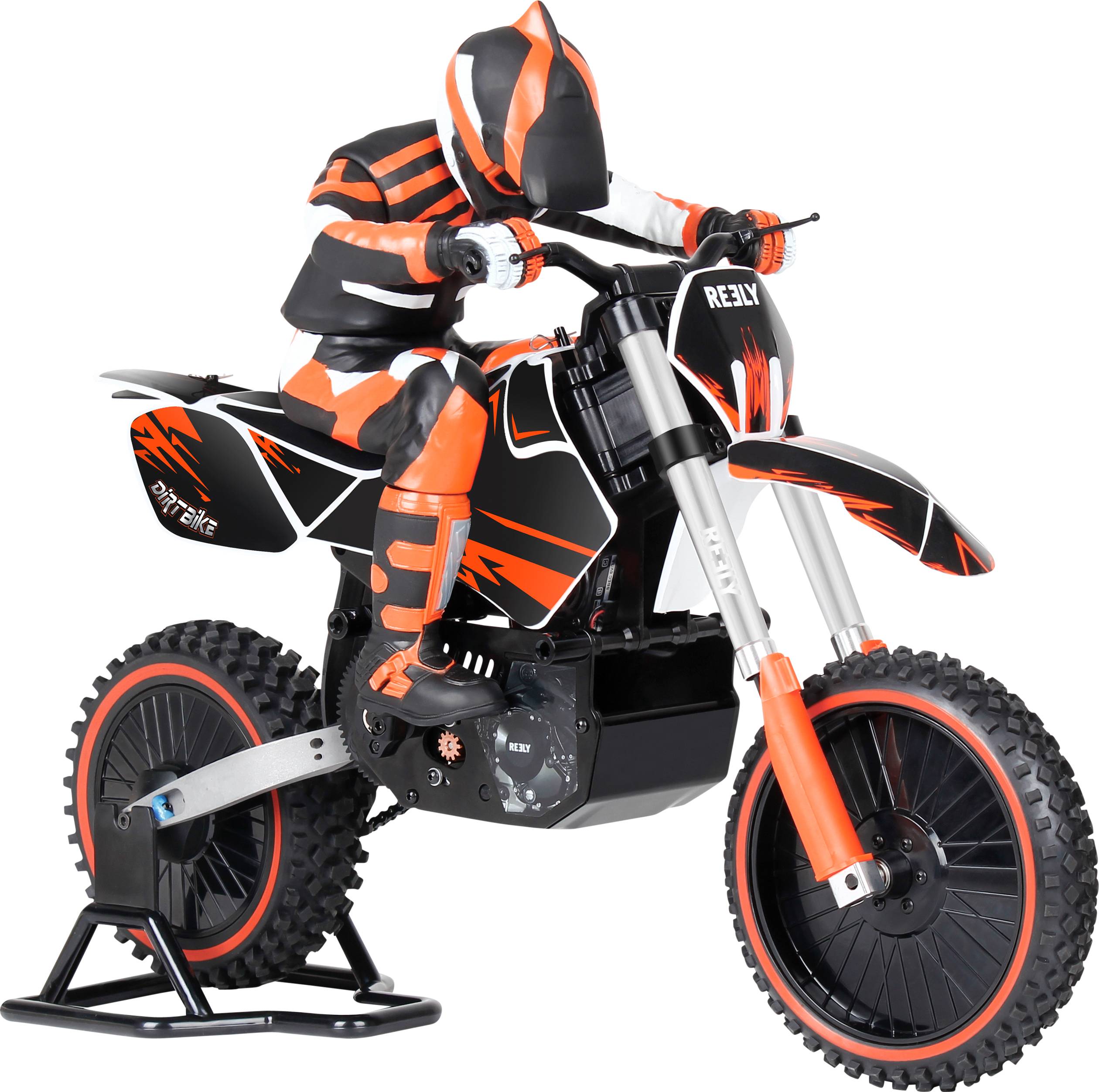Reely Dirtbike Brushless 1:4 RC Motorrad Elektro RtR 2,4GHz ...