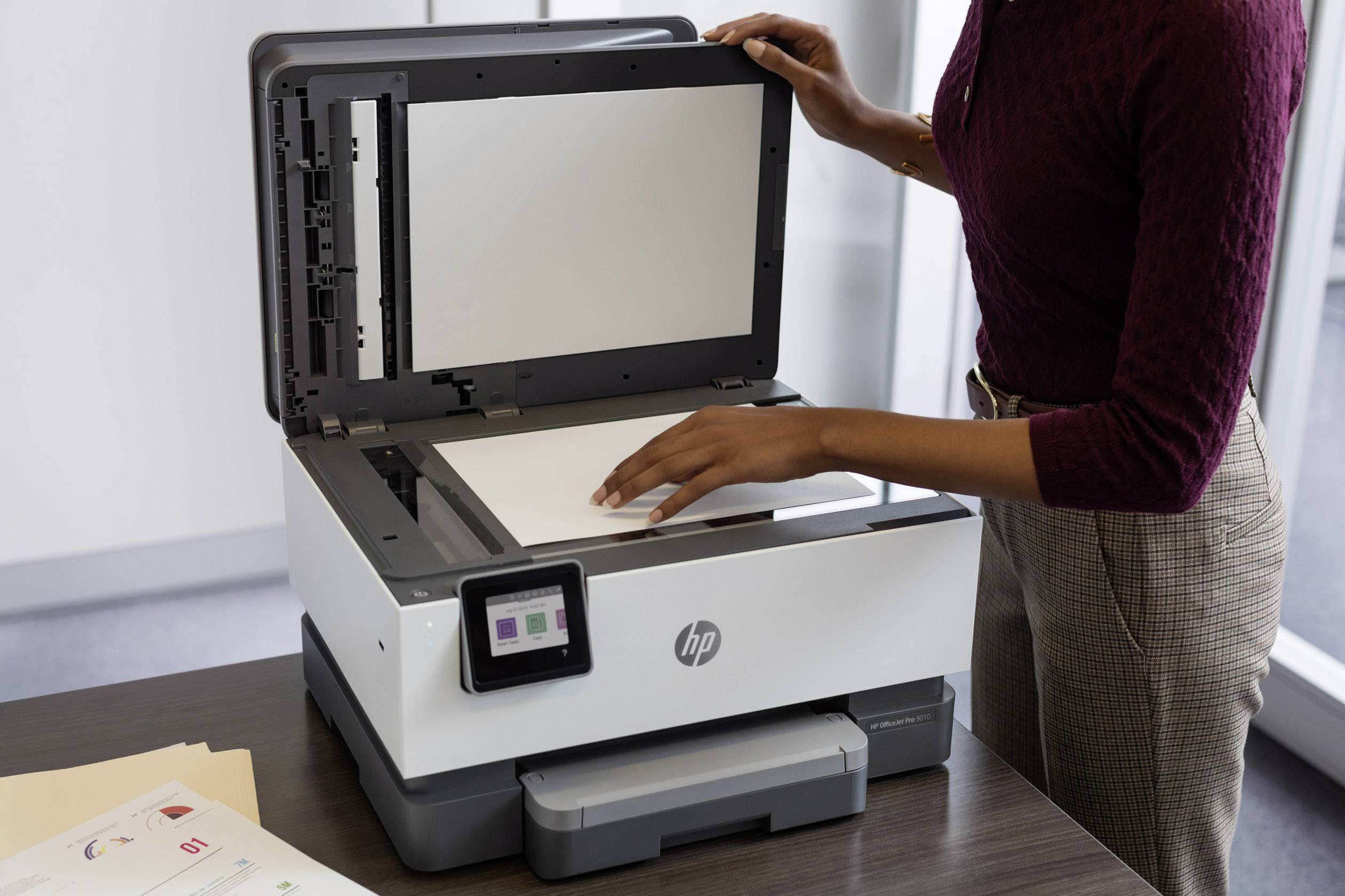HP Officejet Pro 9019 All-in-One Premium Aluminium Farb Tintenstrahl ...