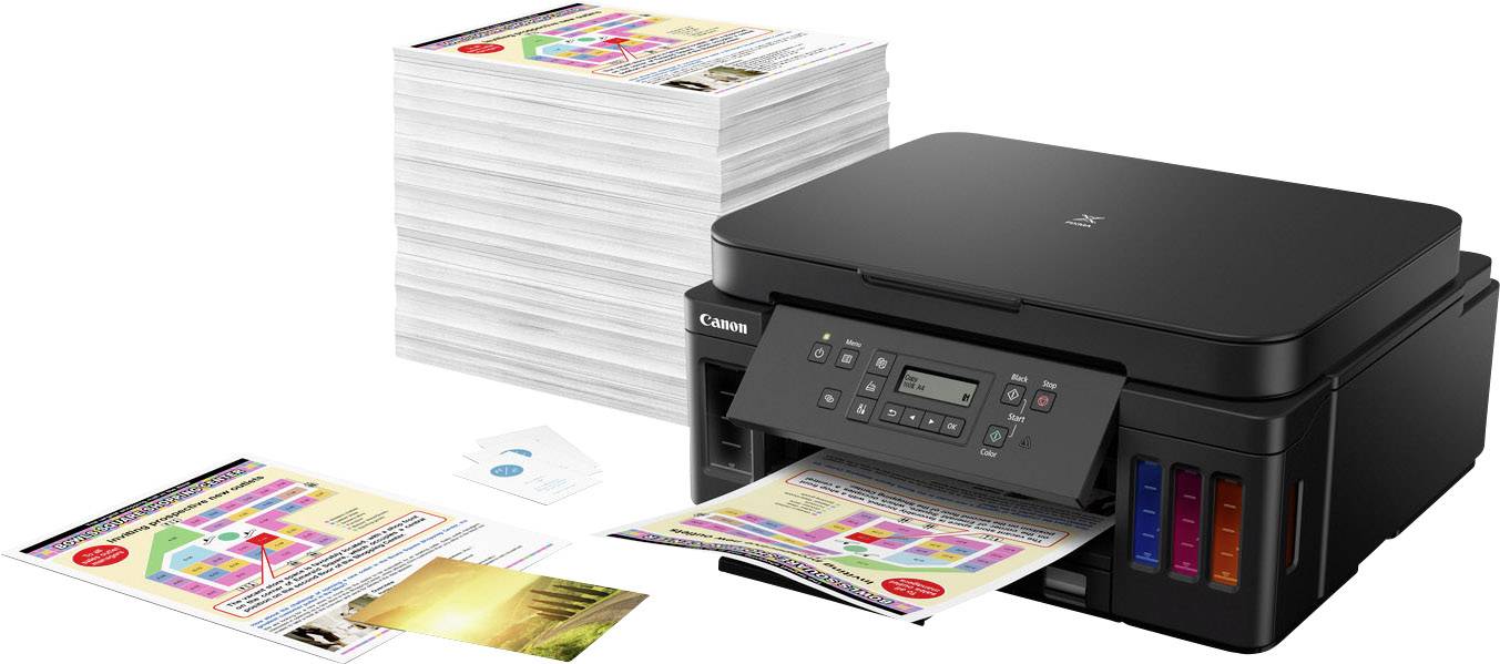 Canon PIXMA G6050 Farb Tintenstrahl Multifunktionsdrucker A4 Drucker ...