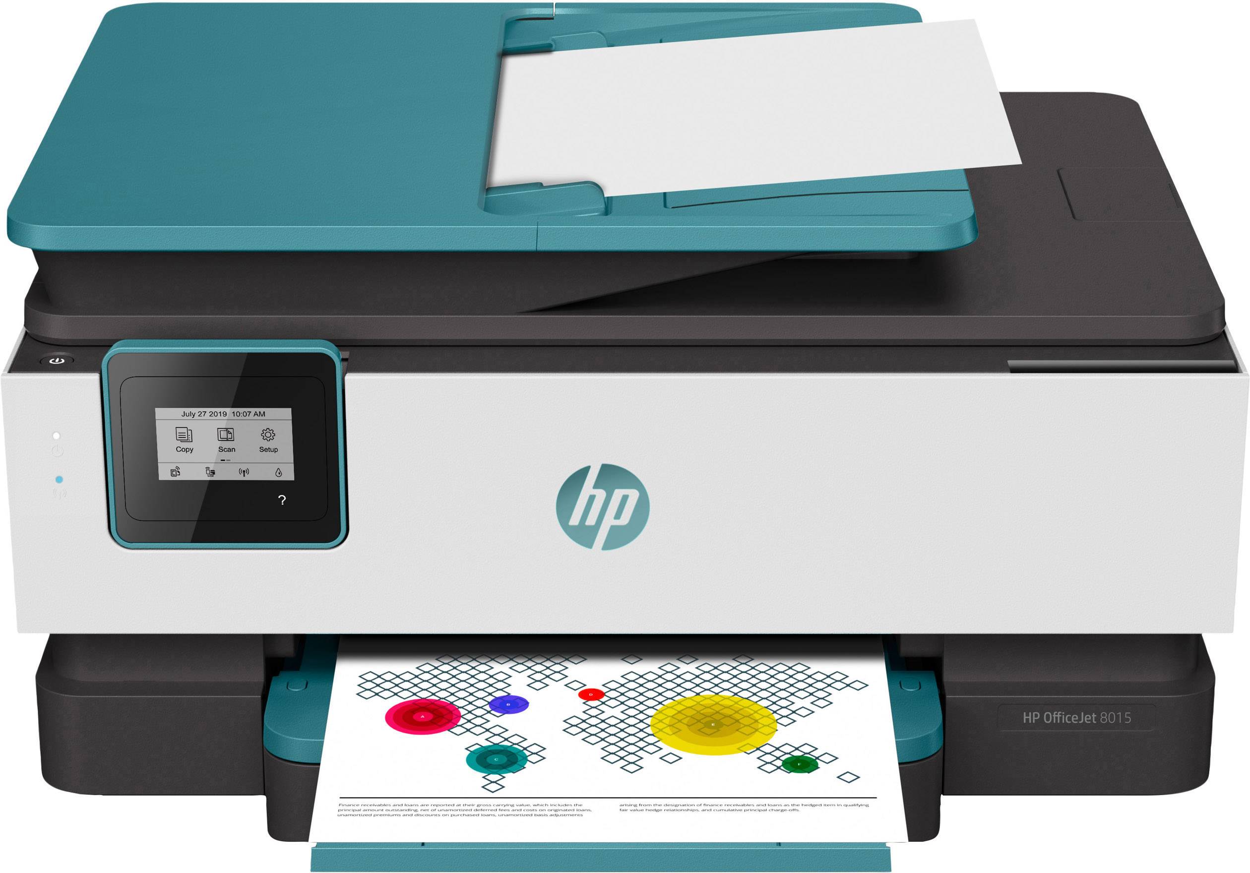 HP OfficeJet 8015 All-in-One Oasis Blue Farb Tintenstrahl ...