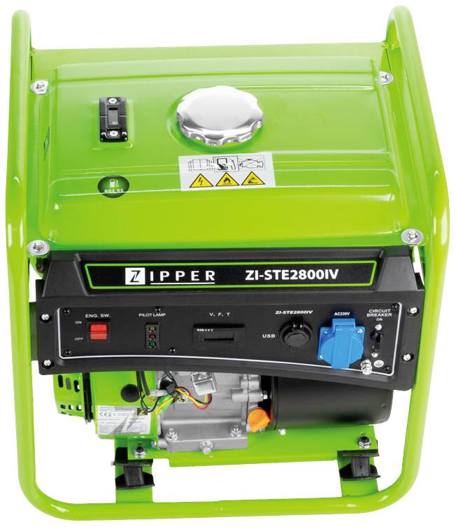 Zipper ZI-STE2800IV 4-Takt Inverter-Stromerzeuger 4.5kW 230V 34kg 2800W ...