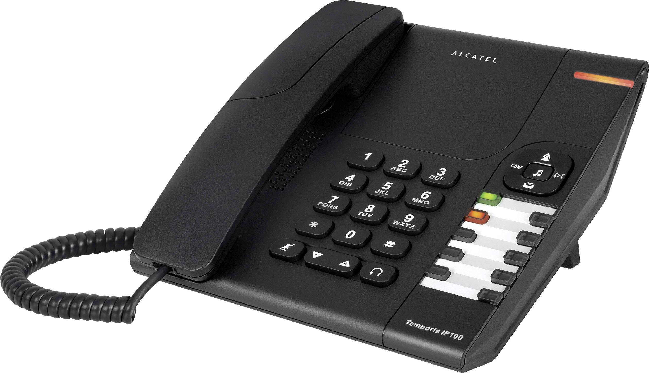 Alcatel Temporis IP100 Schnurgebundenes Telefon, VoIP Headsetanschluss ...