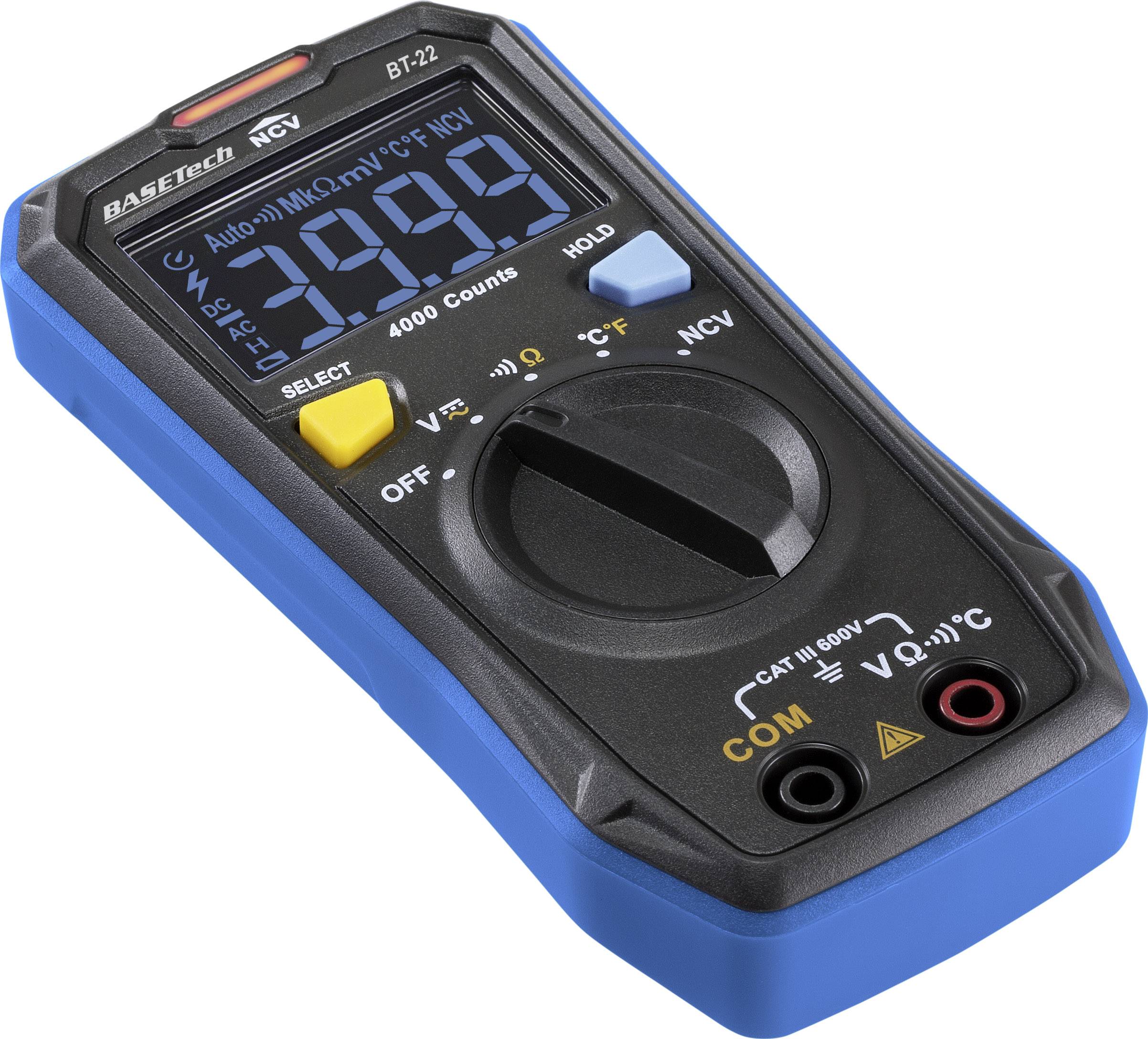 Basetech BT-22 Hand-Multimeter digital CAT III 600V Anzeige (Counts ...