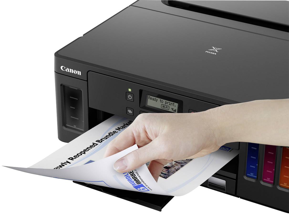 Canon PIXMA G5050 Farb Tintenstrahl Drucker A4 Tintentank-System, LAN ...
