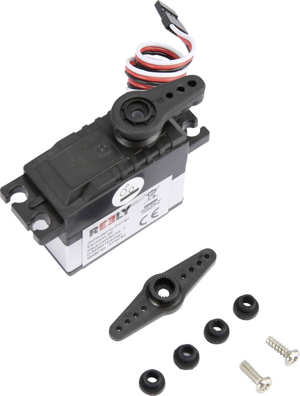 Reely Standard-Servo RS-303WP Analog-Servo Getriebe-Material: Plastik ...