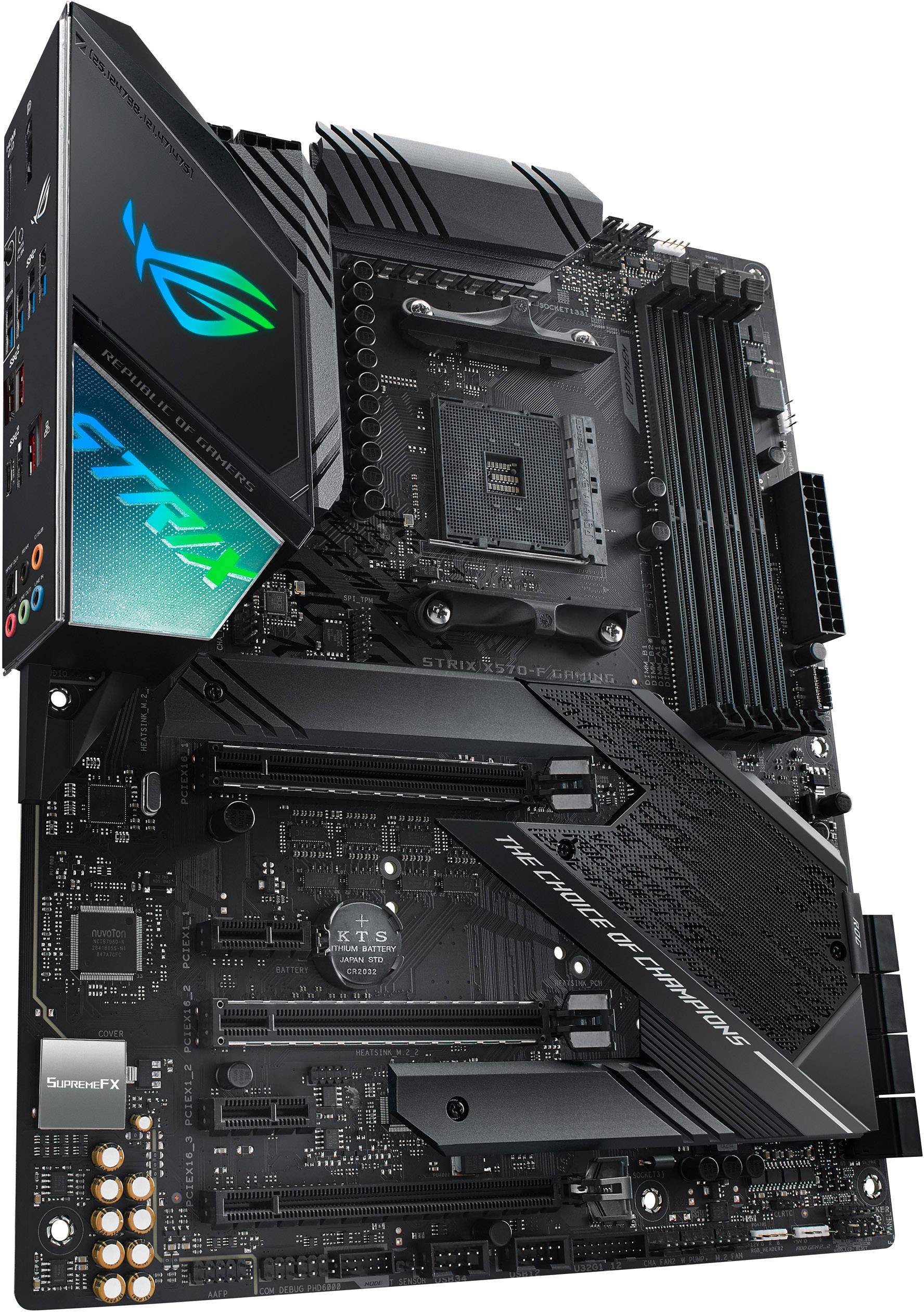 Asus ROG Strix X570-F Gaming Mainboard Sockel (PC) AMD AM4 Formfaktor ...