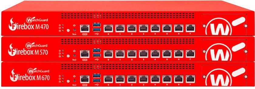 Watchguard Firebox M470 + 1-y Basic Security Suite Firewall ...