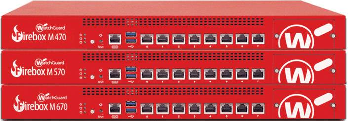 Watchguard Firebox M470 + 1-y Basic Security Suite Firewall ...