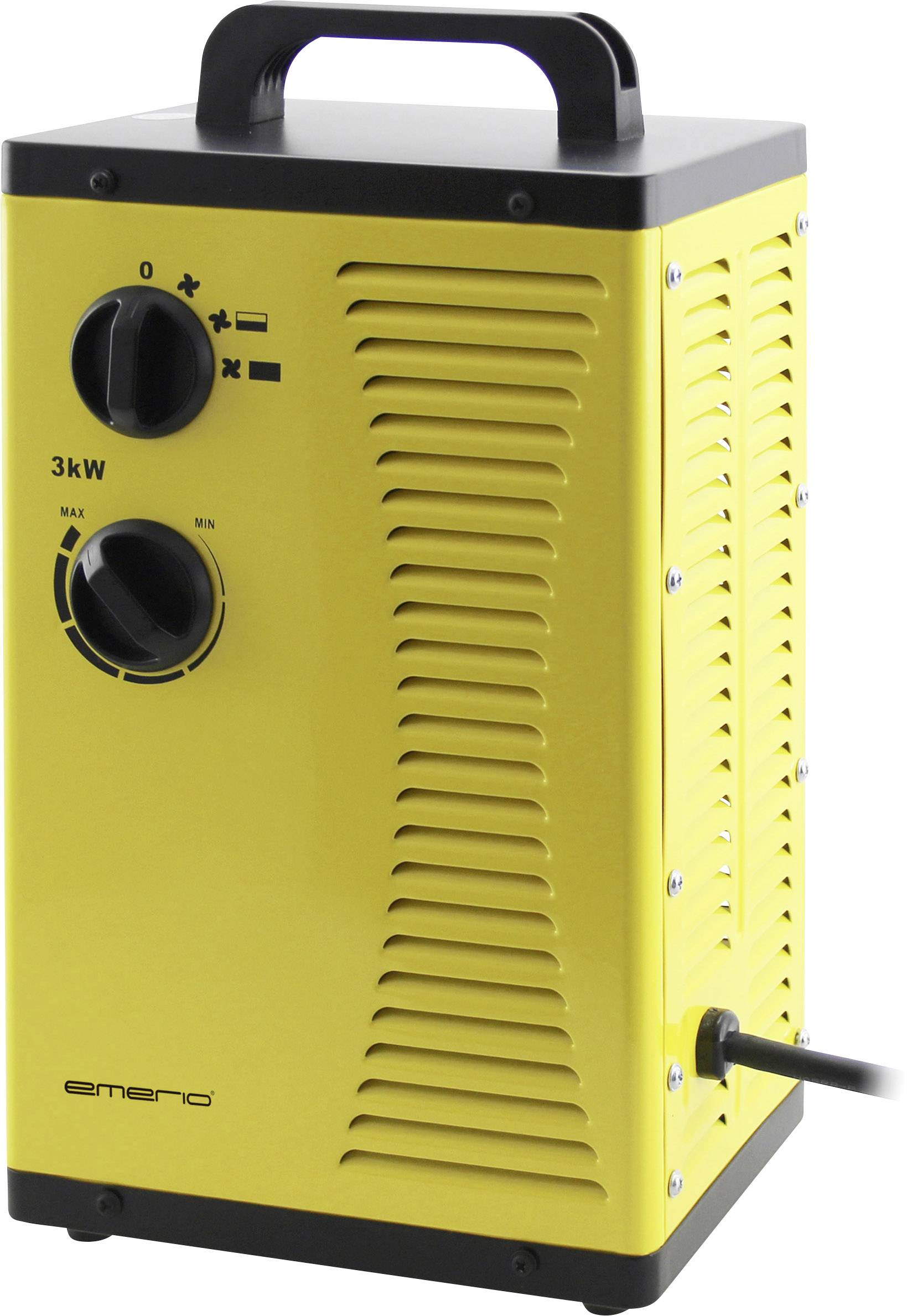 EMERIO FH-110705 Keramik-Heizlüfter 20m² Gelb, Schwarz ...
