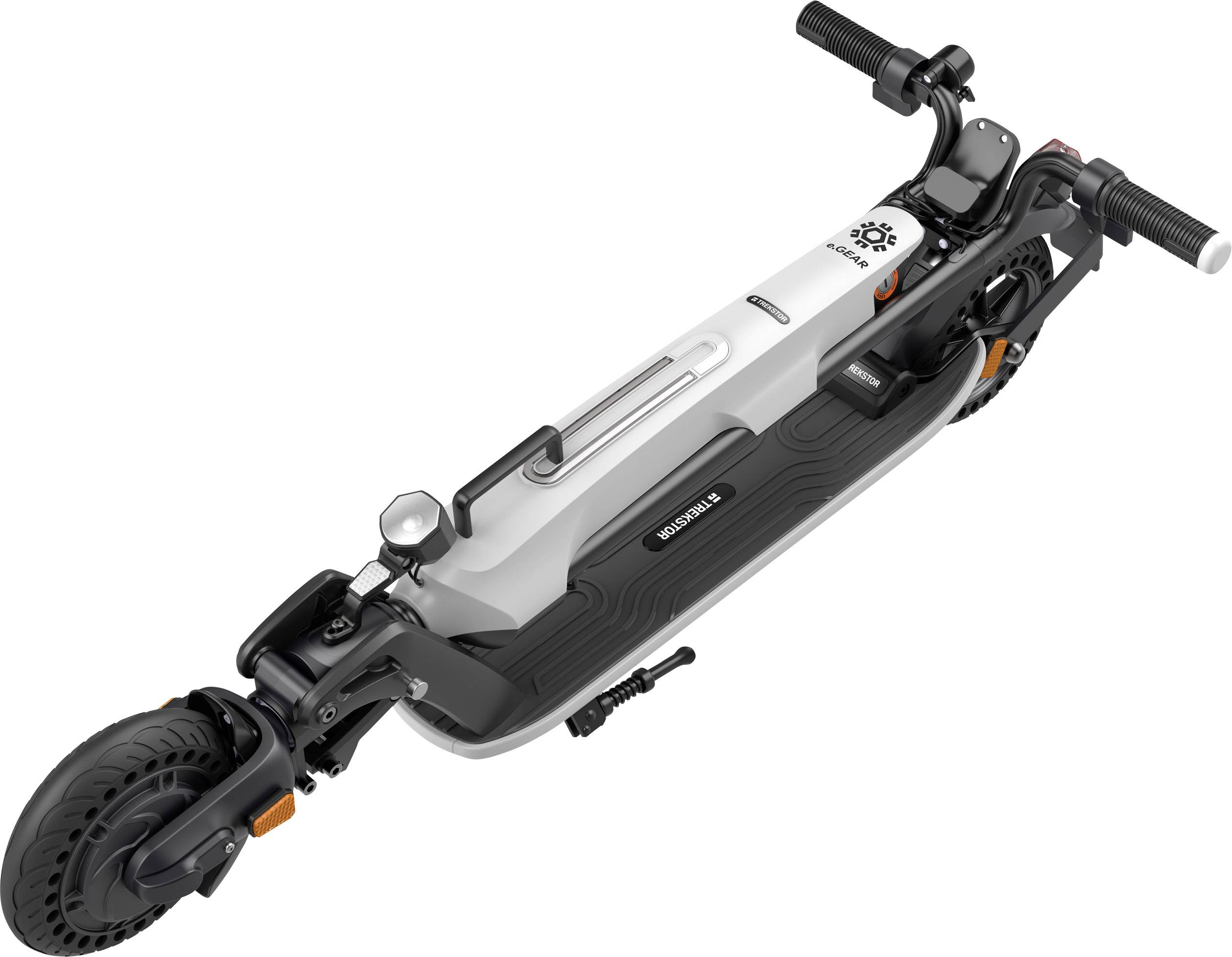TrekStor® e.Gear Scooter EG6078 E-Scooter Schwarz, Weiß Li-Ion 36V 7 ...